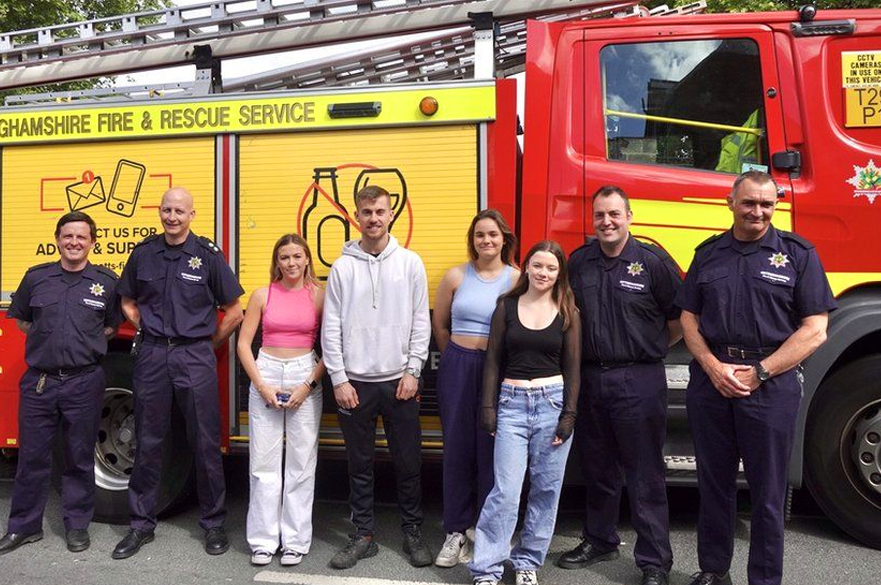 Brave NTU students help to stop a fire in an elderly neighbour’s home